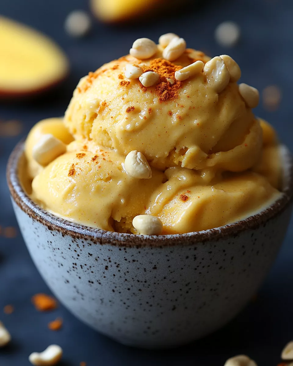Mango-Turmeric-Cashew Nicecream – The Exotic Treat * go nut